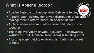 Making sense of Apache Bigtop's role in ODPi and how it matters to ...
