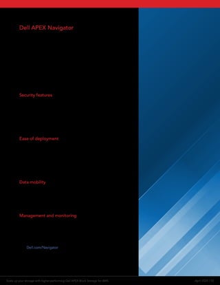 Scale up your storage with higher-performing Dell APEX Block Storage ...