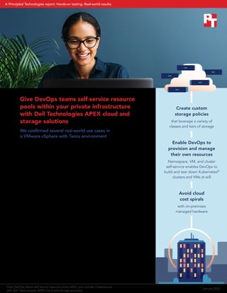 Give DevOps teams self-service resource pools within your private infrastructure with Dell ...