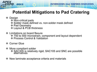 Pad Cratering: Prevention, Mitigation and Detection Strategies | PDF
