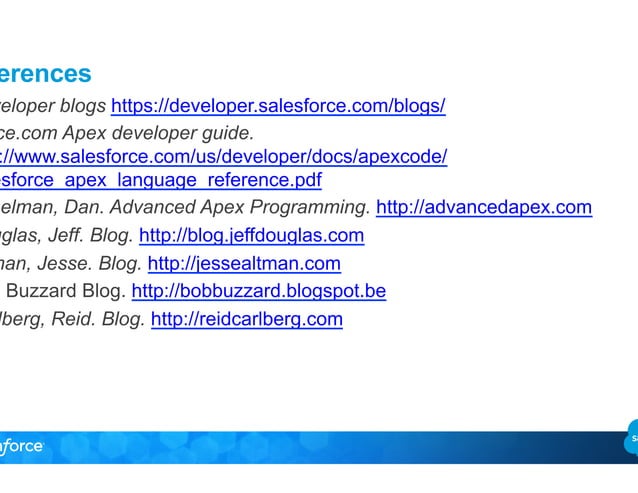 Apex Algorithms: Tips and Tricks (Dreamforce 2014) | PPT