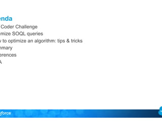 Apex Algorithms: Tips and Tricks (Dreamforce 2014) | PPT
