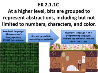 Ap exam big idea 2 abstraction | PPTX