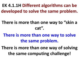 Ap exam big idea 4 algorithms | PPTX | Programming Languages | Computing
