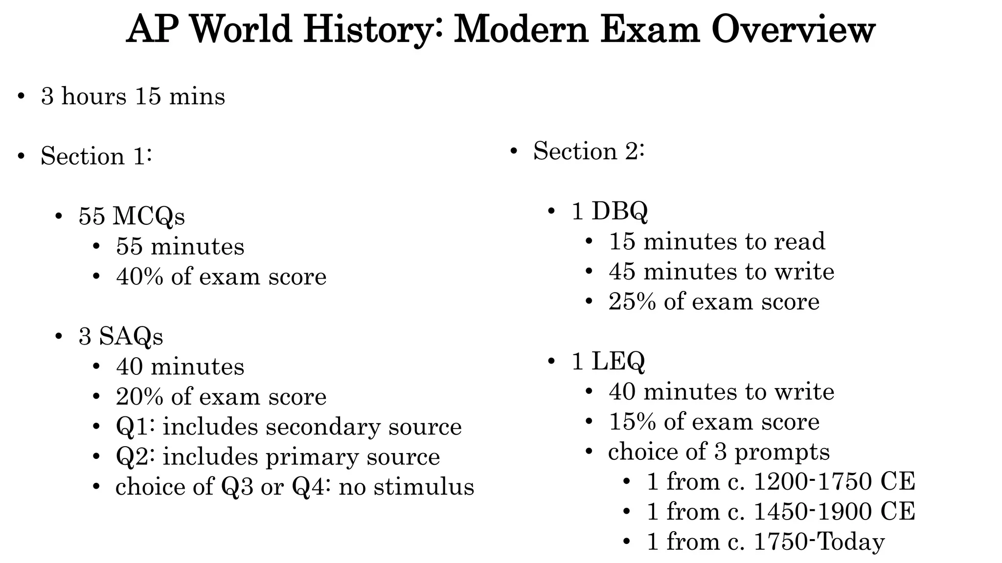 AP Exam Question Types Overview.pptx | Educational Assessment | Education