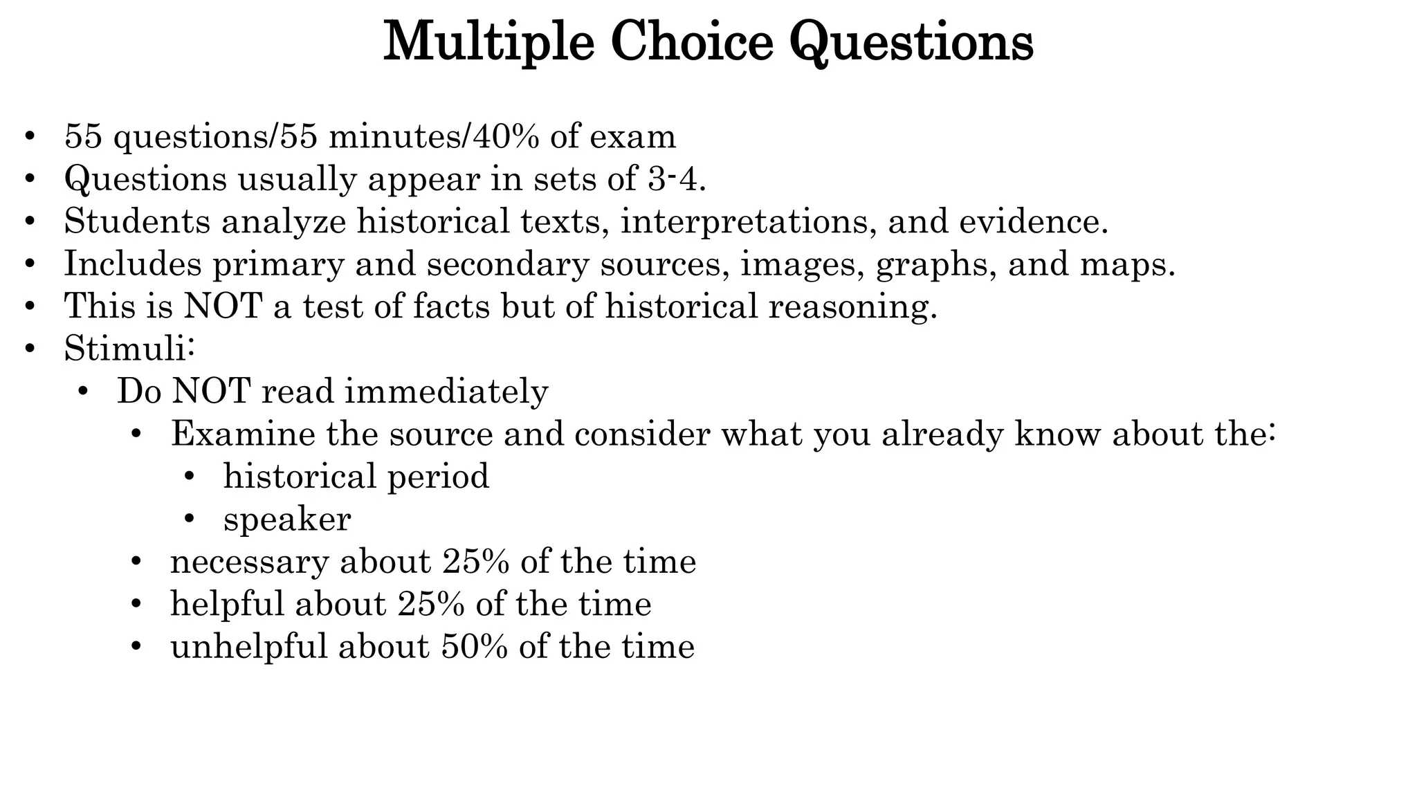 AP Exam Question Types Overview.pptx