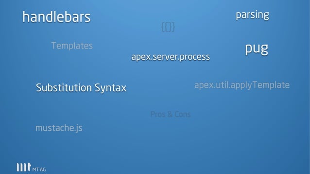 APEX and additional Templating Engines | PDF