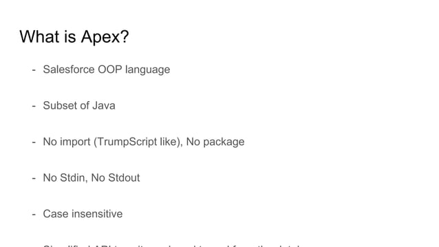 Apex and design pattern | PPT