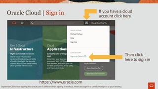 Oracle APEX, Oracle Autonomous Database, Always Free Oracle Cloud Services | PPT