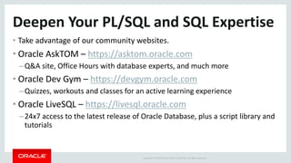 Oracle Application Express and PL/SQL: a world-class combo | PDF