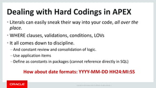 Oracle Application Express and PL/SQL: a world-class combo | PPT