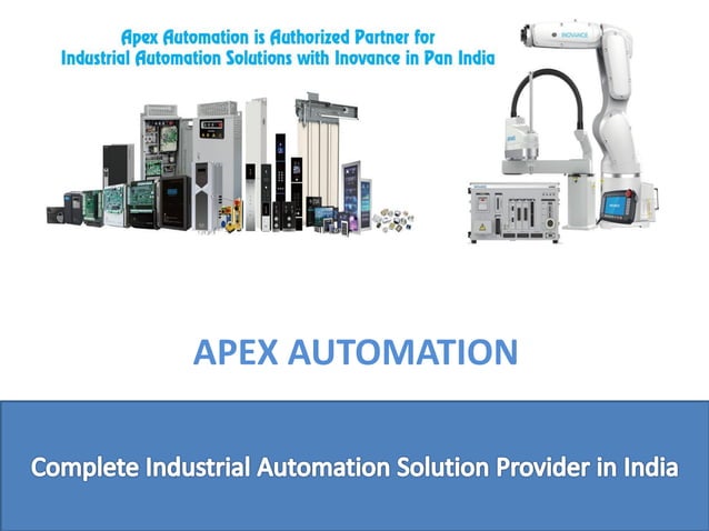 Apex Automation - Industrial Automation Products Supplier in India | PDF