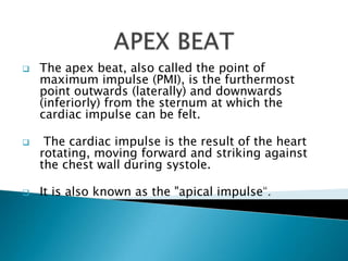 Apex beat | PPTX