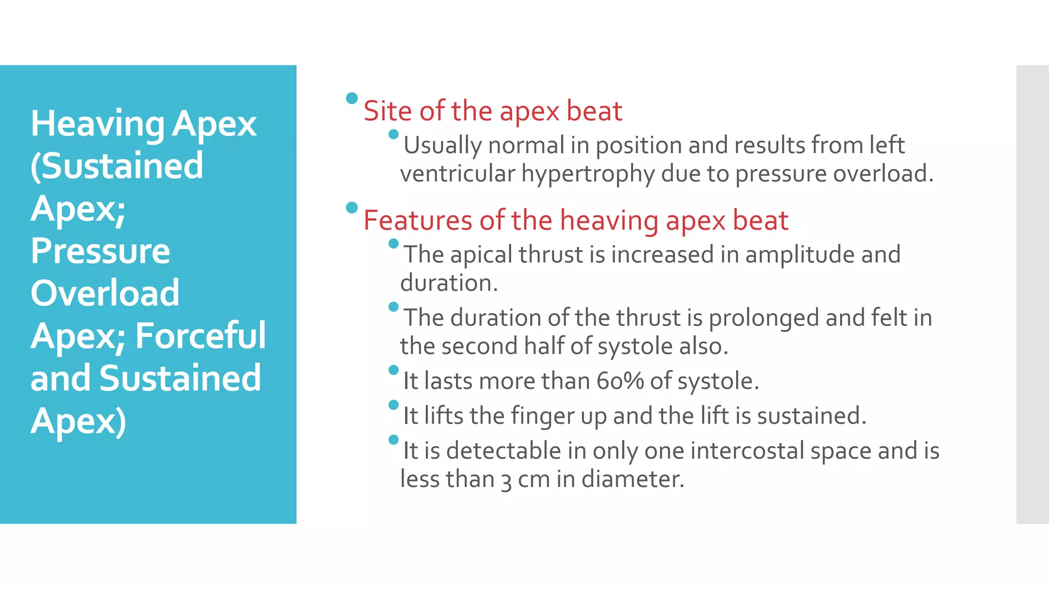 Apex beat | PPTX