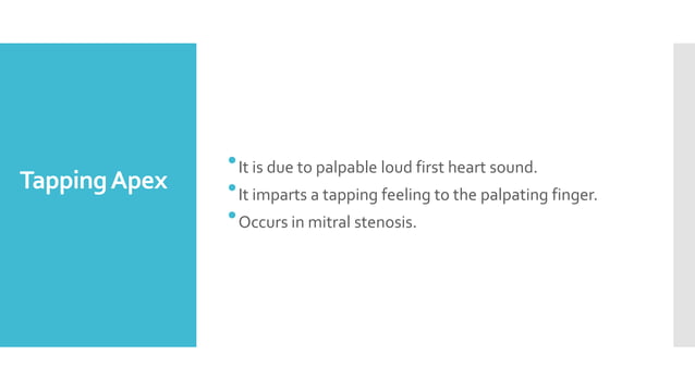Apex beat | PPTX | Heart and Cardiovascular Diseases | Diseases and ...