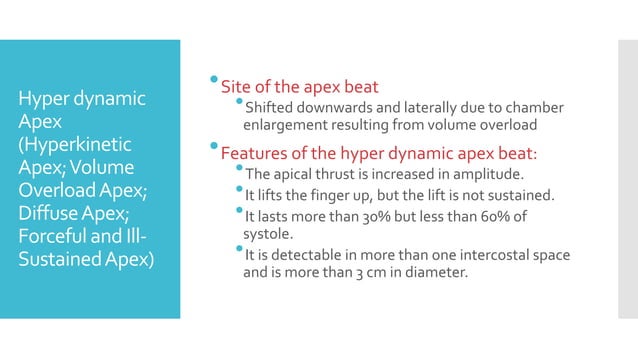 Apex beat | PPTX | Heart and Cardiovascular Diseases | Diseases and ...