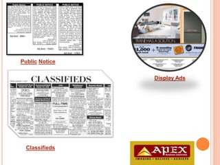 Newspaper Display Advertisiment | PPTX