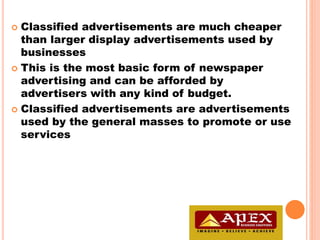 Newspaper Display Advertisiment | PPTX
