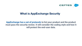 ApExchange Security Review and Compliance | PPTX | Web Development ...