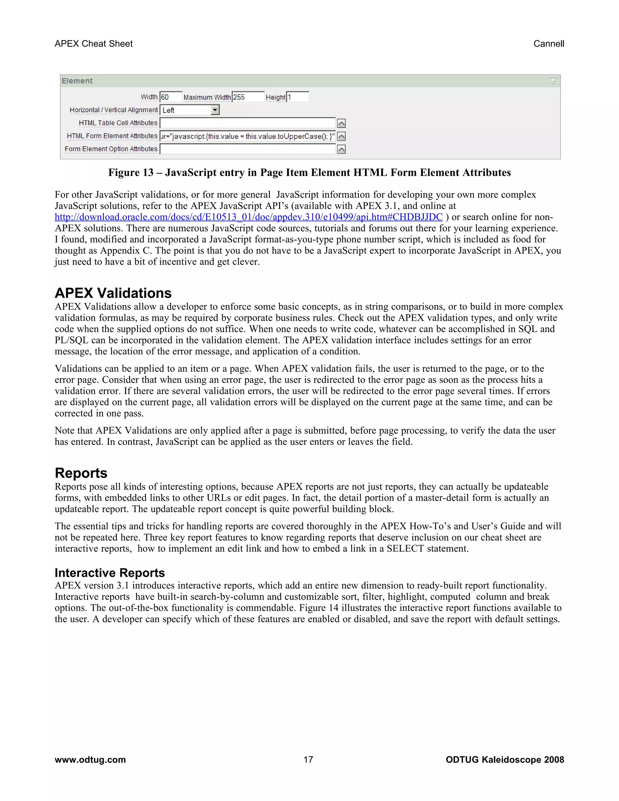 Apex cheat sheet 3 | DOC