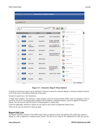 Apex cheat sheet 3 | DOC