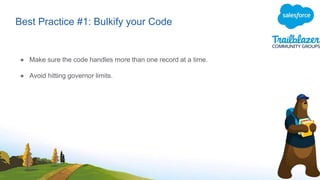 WIT Ajmer Event - Apex code best practices | PPT
