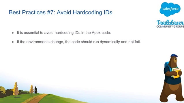 Wit Ajmer Event Apex Code Best Practices Ppt