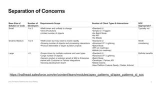 Apex Enterprise Patterns Galore - Boston, MA dev group meeting 062719 | PPT