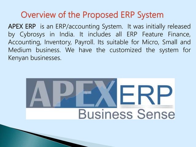 APEX ERP Software Presentation | PPTX | Credit Cards | Personal Debt