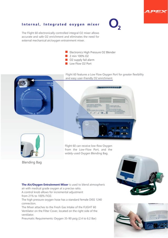 APEX FLIGHT 60 Ventilator | PDF | Lung and Respiratory Health ...