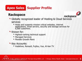 Apex Group Company Profile 2012 | PPT | Computing | Technology & Computing