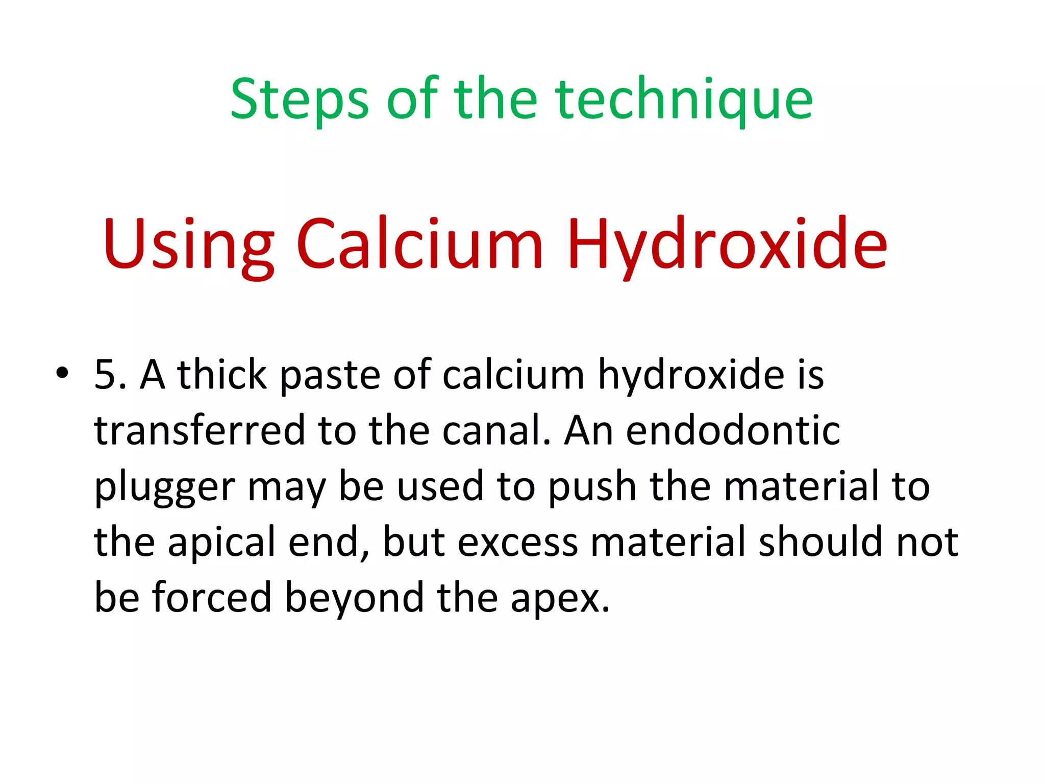Apexification | PPTX