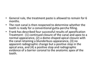 Apexification | PPTX