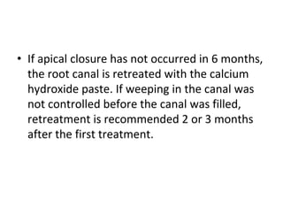 Apexification | PPTX