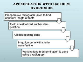 Apexification | PPTX