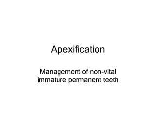 Apexification.ppt