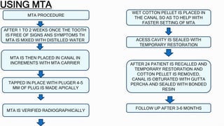 Apexification in endodontics PowerPoint presentation | PPTX