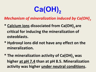 Apexification apexogenesis MTA mineral trioxide aggregate powerpoint ...