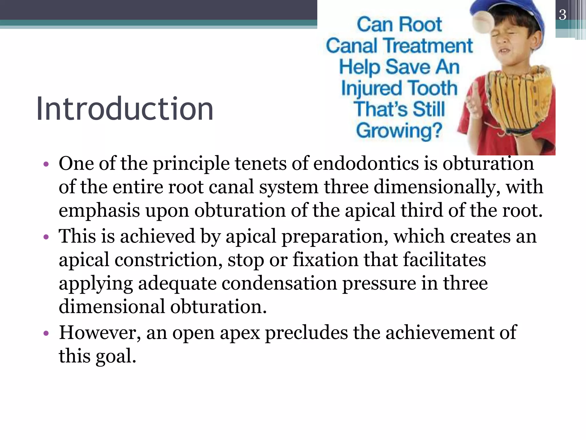 Apexification & apexogenesis | PPTX