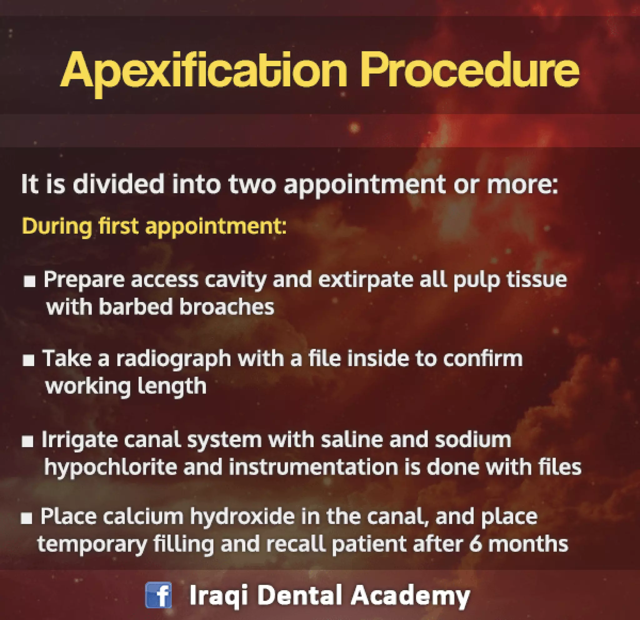 Apexification Procedure - Pediatric Dental Lecture | PDF