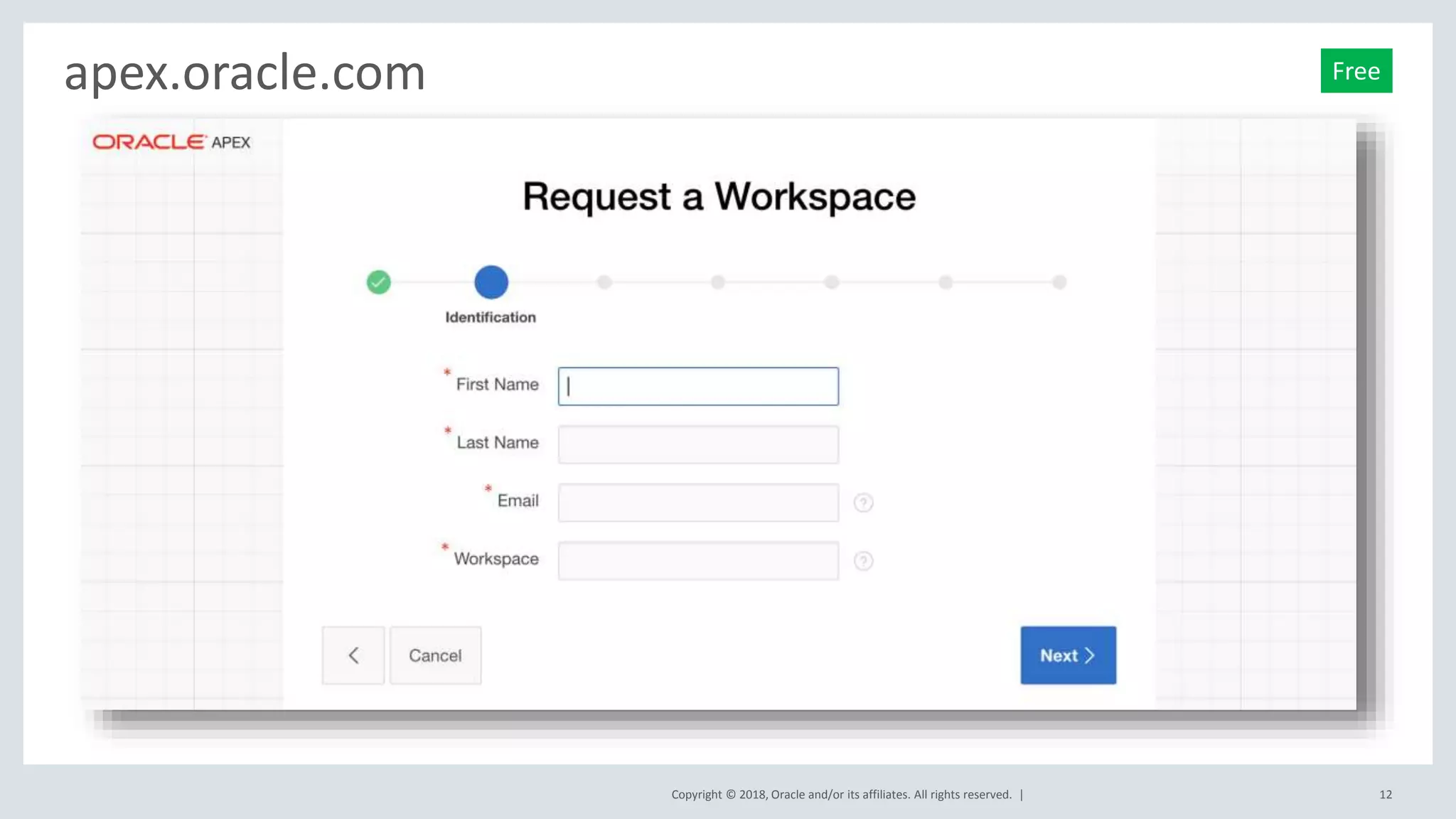 Oracle APEX Introduction (release 18.1) | PPTX