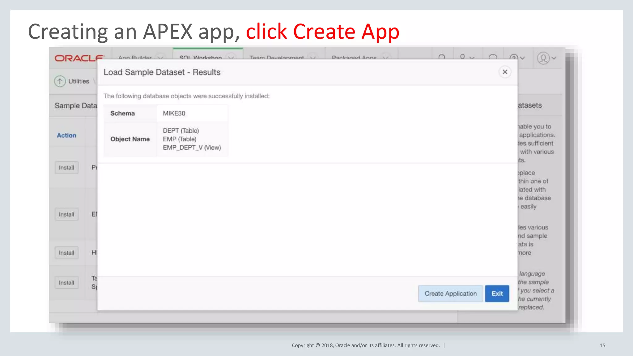Oracle APEX Introduction (release 18.1) | PPTX