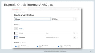 Oracle APEX Introduction (release 18.1) | PPTX | Databases | Computer ...