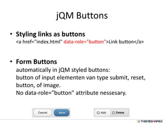 Apex & jQuery Mobile | PPTX | Web Design and HTML | Internet