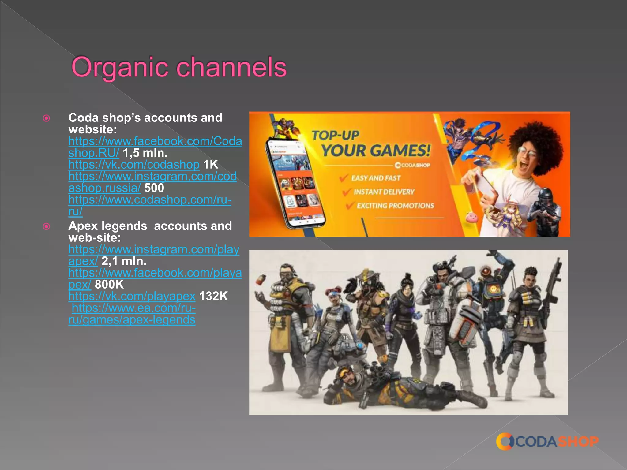 Apex legends promotion plan | PPT