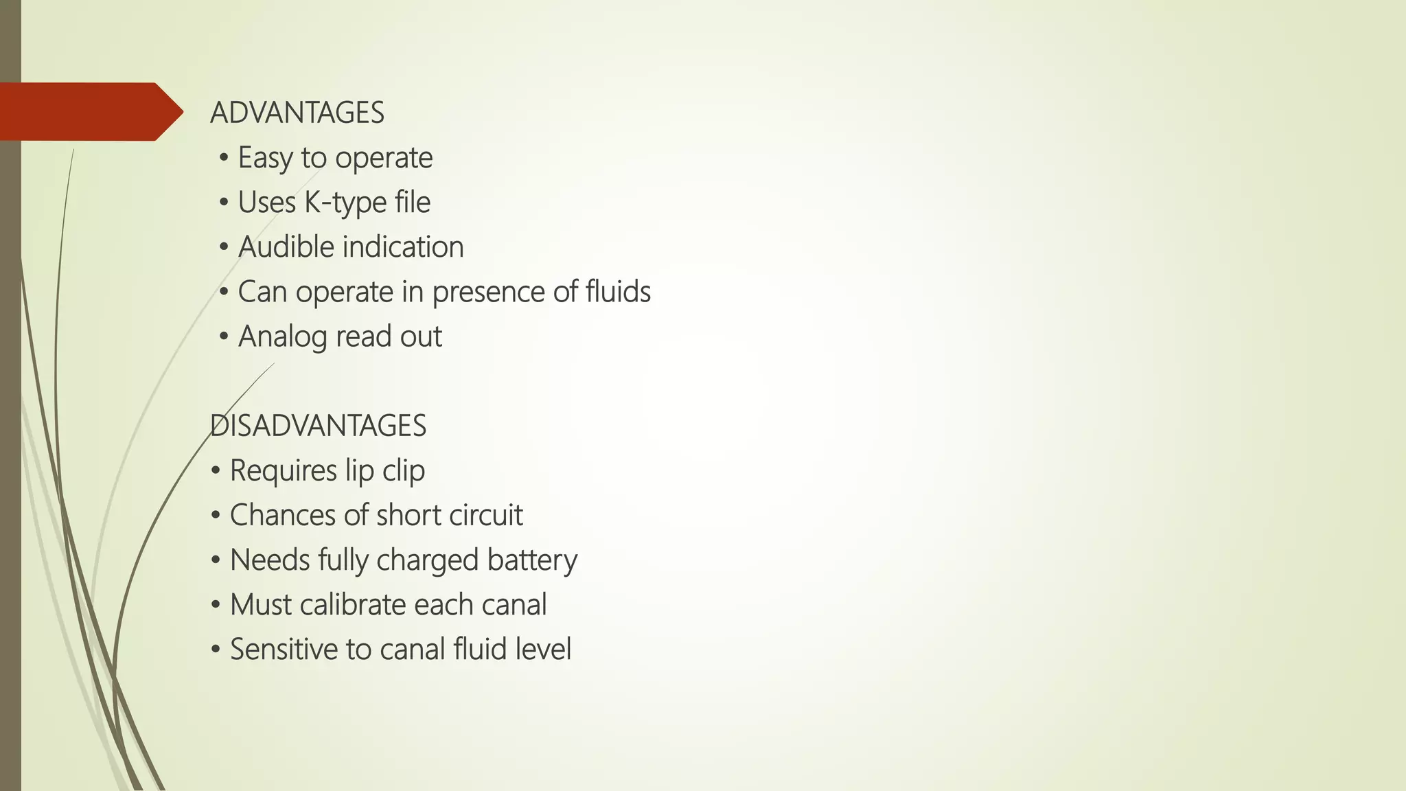 Electronic Apex Locator Eal Pptx