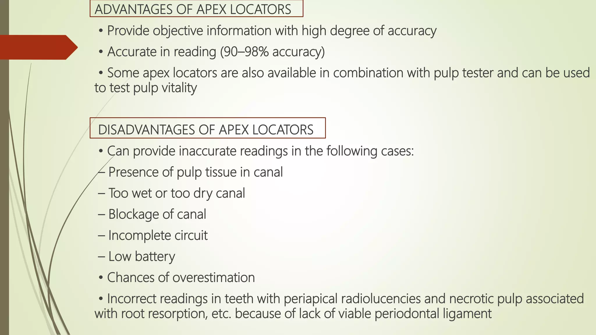 Electronic Apex Locator Eal Pptx