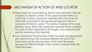 ELECTRONIC APEX LOCATOR (EAL) | PPTX