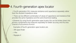 ELECTRONIC APEX LOCATOR (EAL) | PPTX