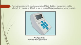 ELECTRONIC APEX LOCATOR (EAL) | PPTX